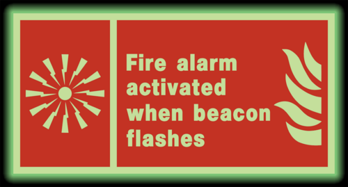 Fire Alarm Activated,Western Safety Sign - Top Safety Supply Store ...